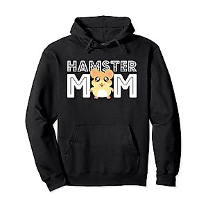 Hamster Mom Hoodie Women Girls Kids Gift Hammy Lover Outfit Pullover Hoodie