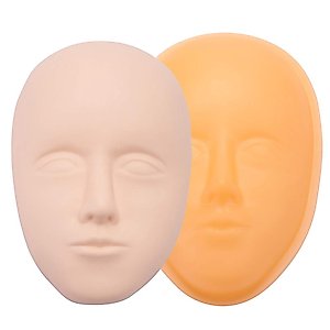 Tattoo Practice Skin Head 5D Eyebrow Eyebrow Practice Skin Silicone Practice Skin Tattoo Mannequin Training Head Face For Beginners[2#]