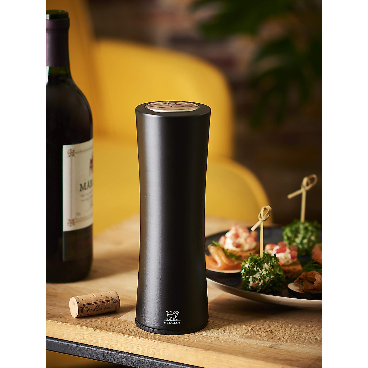 Peugeot Elis Reverse Fully Automatic Rechargeable Corkscrew Black 21 cm - 6 1/2“