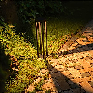 MCABUJT Led European Style Outdoor Waterproof Lawn Lamp, Villa Garden Lamp, Home Garden Decoration Small Street Lamp, Garden Landscape Entrance Small Street Lamp