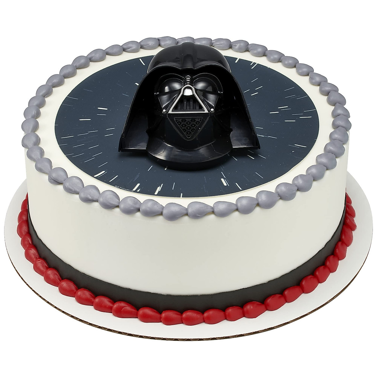 DecoSet® STAR WARS™ Darth Vader™ Cake Topper, 1-Piece, Use with Cake Decorations to Create Galactic Cakes, Black