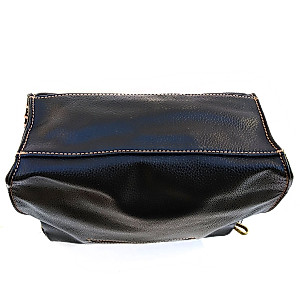 Chala Charming Crossbody Bag Shoulder Handbag With Flap Top and Zipper Black -(Boston Terrier)