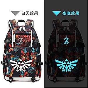 GO2COSY Anime Game Backpack Daypack Student Bag School Bag Bookbag Shoulder Bag