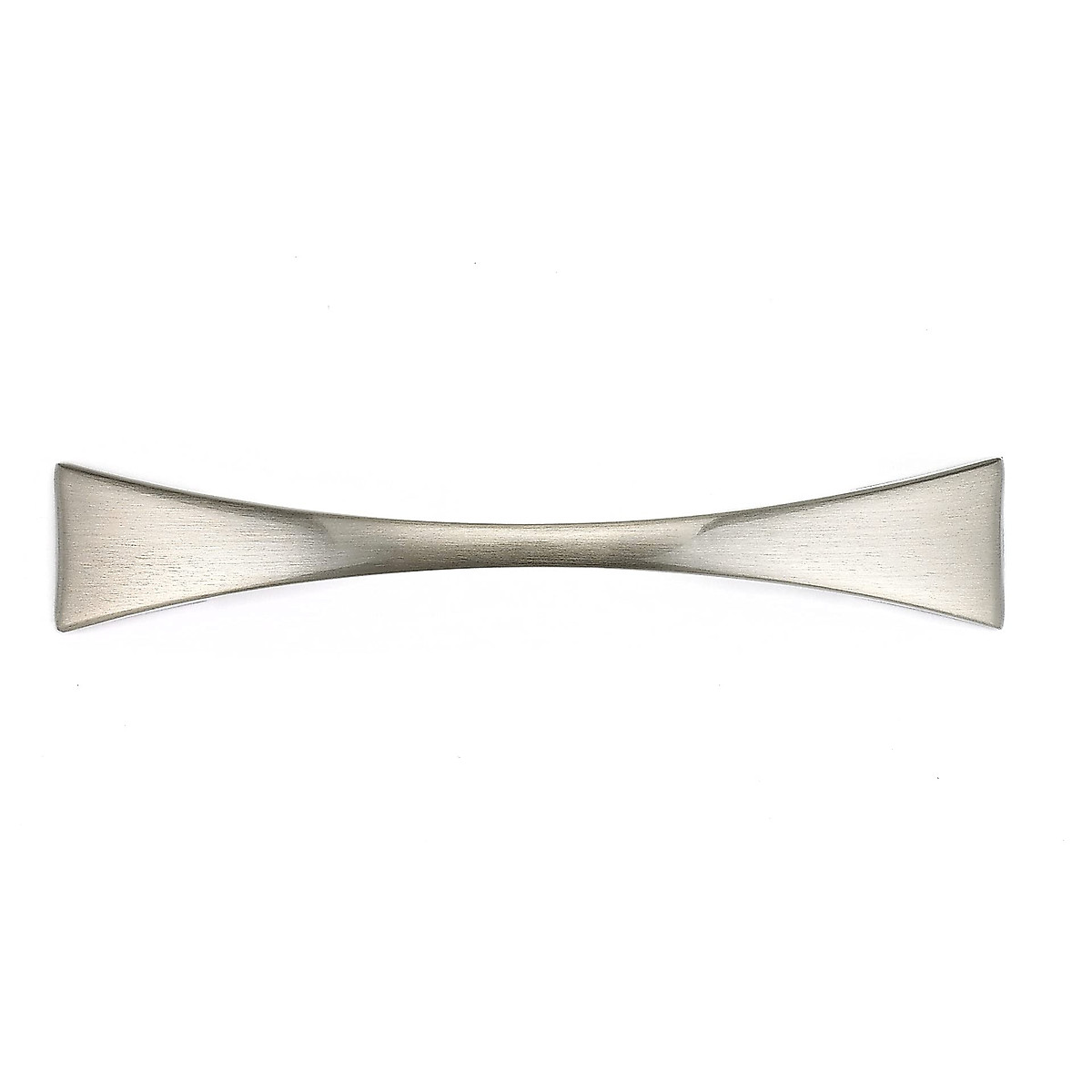 Richelieu Hardware BP391371195 Clignancourt Collection 3 3/4-inch (96 mm) Center-to-Center Brushed Nickel Traditional Cabinet and Drawer Pull Handle for Kitchen, Bathroom, and Furniture