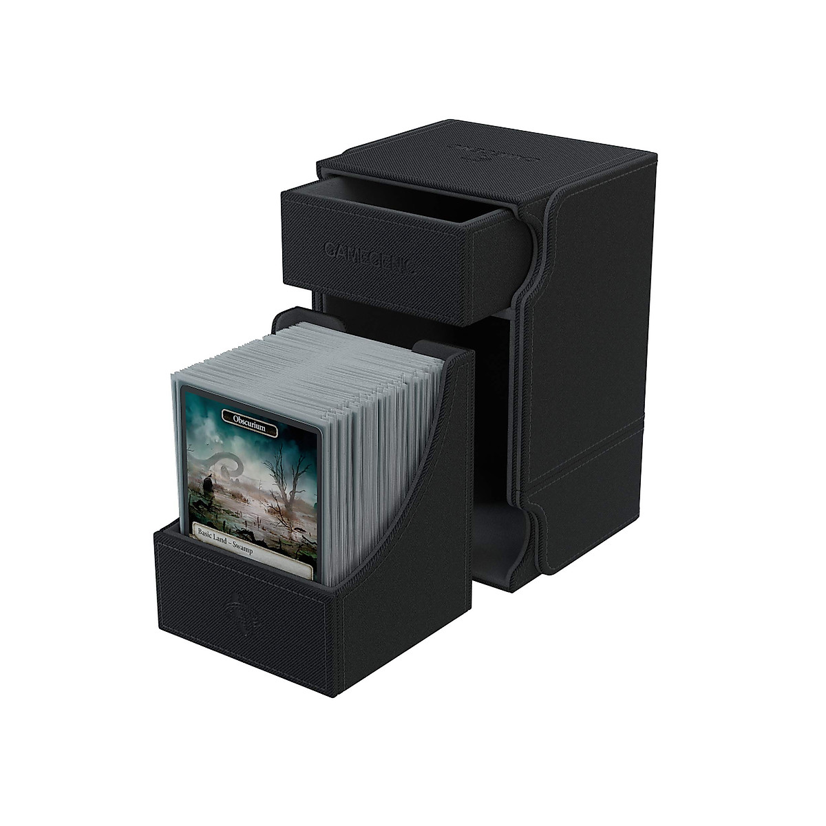 Gamegenic Deck Box: Watchtower Convertible Black (100ct)