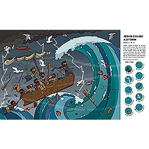 Seek and Find: New Testament Bible Stories: With Over 450 Things to Find and Count! (Fun interactive Christian book to gift kids ages 2-4)