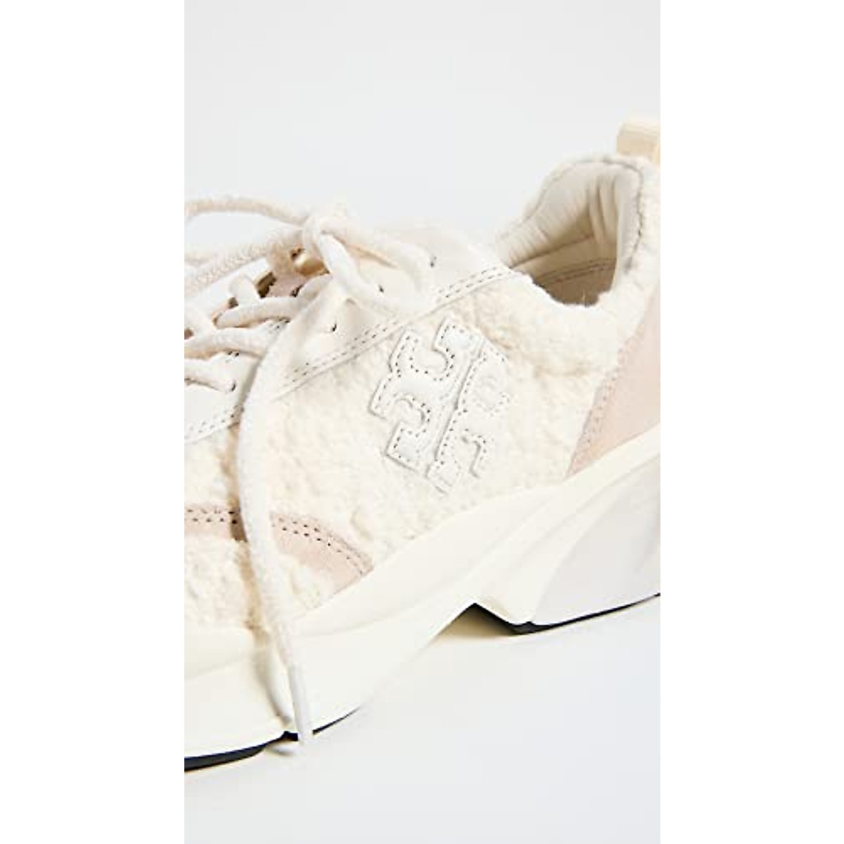 Tory Burch Women's Good Luck Trainers, White/White/White, 6.5 Medium US