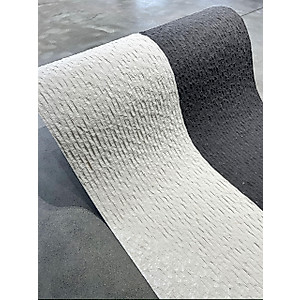 Decorative Flexible Stone Slab Roll, Lightweight, Coarse Texture, Beige and Charcoal
