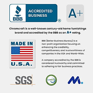 Chromcraft Ravenrock Indigo-Chestnut Set of 4 Swivel Tilt Dining Chairs, Swivel Dining Chairs, Dining Room Chairs Set of 4 Kitchen Chairs