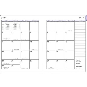 2024 Hydrangeas Family Weekly Planner (18 months, July 2023 to Dec 2024)