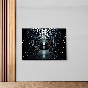 Abstract Painting Buy Canvas Wall Art, Butterfly Painting Art, Butterfly canvas, bedroom Butterfly wall art,Watercolor abstract Butterfly canvas painting