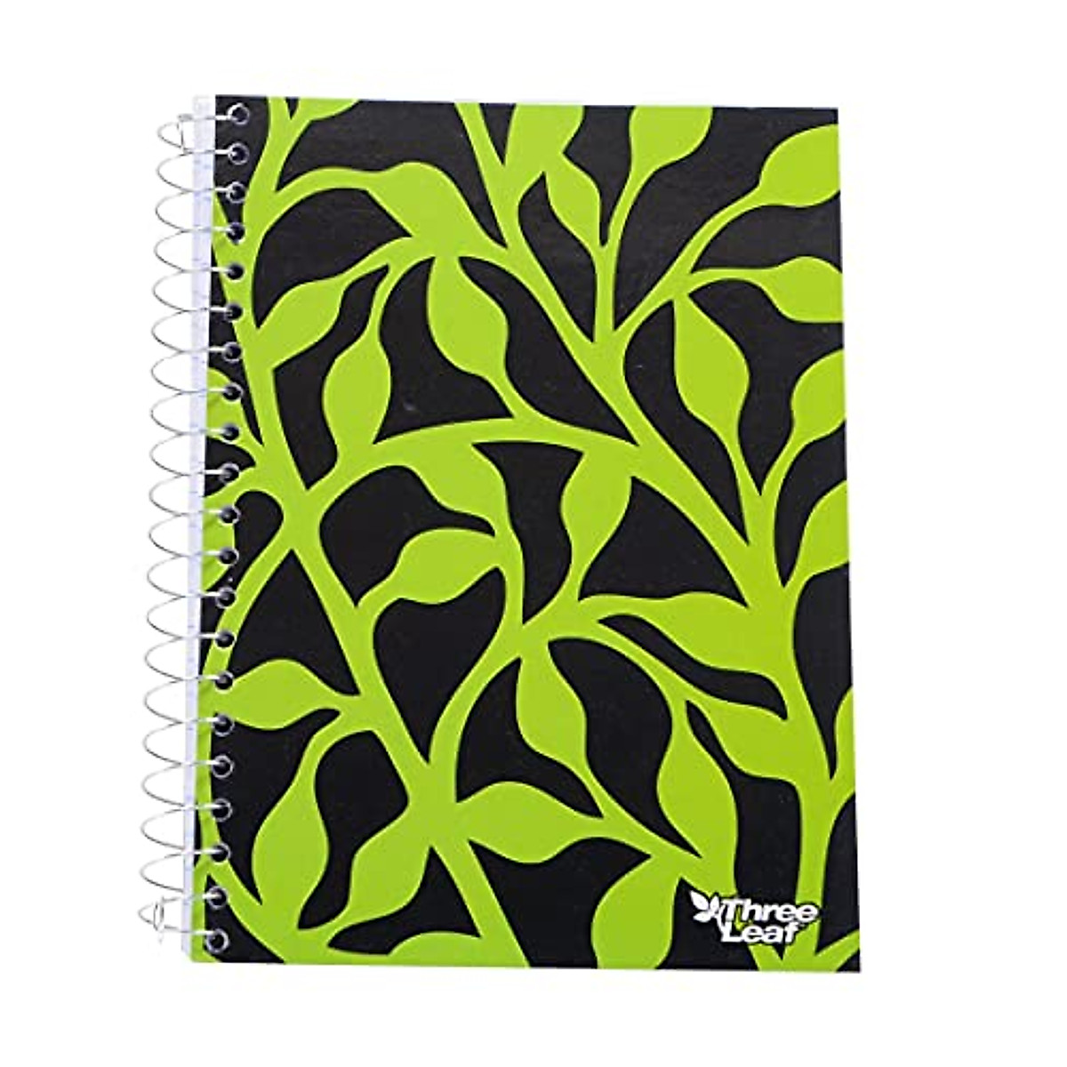3-Pack - Random Designs - 7" x 5" Spiral Bound Notebook, 120 Sheets per Notebook, College Ruled, Perforated for Easy Tear Outs (3-Pack, Random Designs)