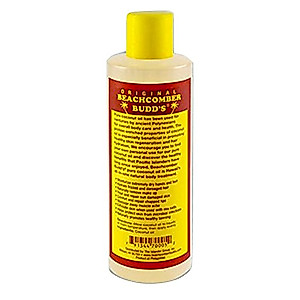 Hawaiian Beachcomber Budd Pure Unscented Coconut Oil 8 oz.