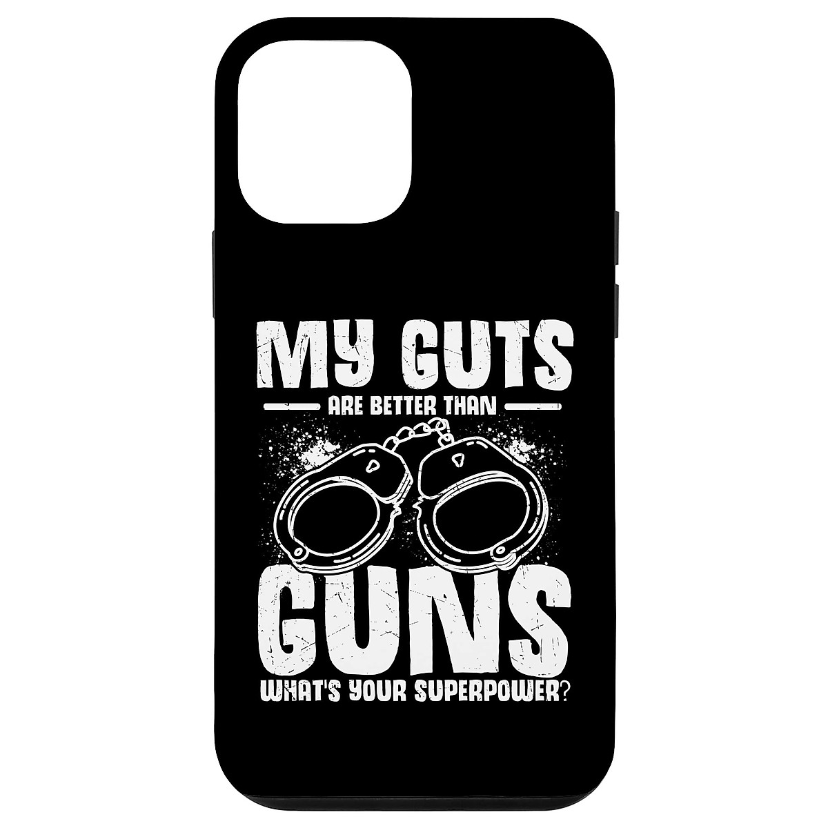 iPhone 12 mini Corrections Officer Decor Gear Thin Silver Line Correctional Case