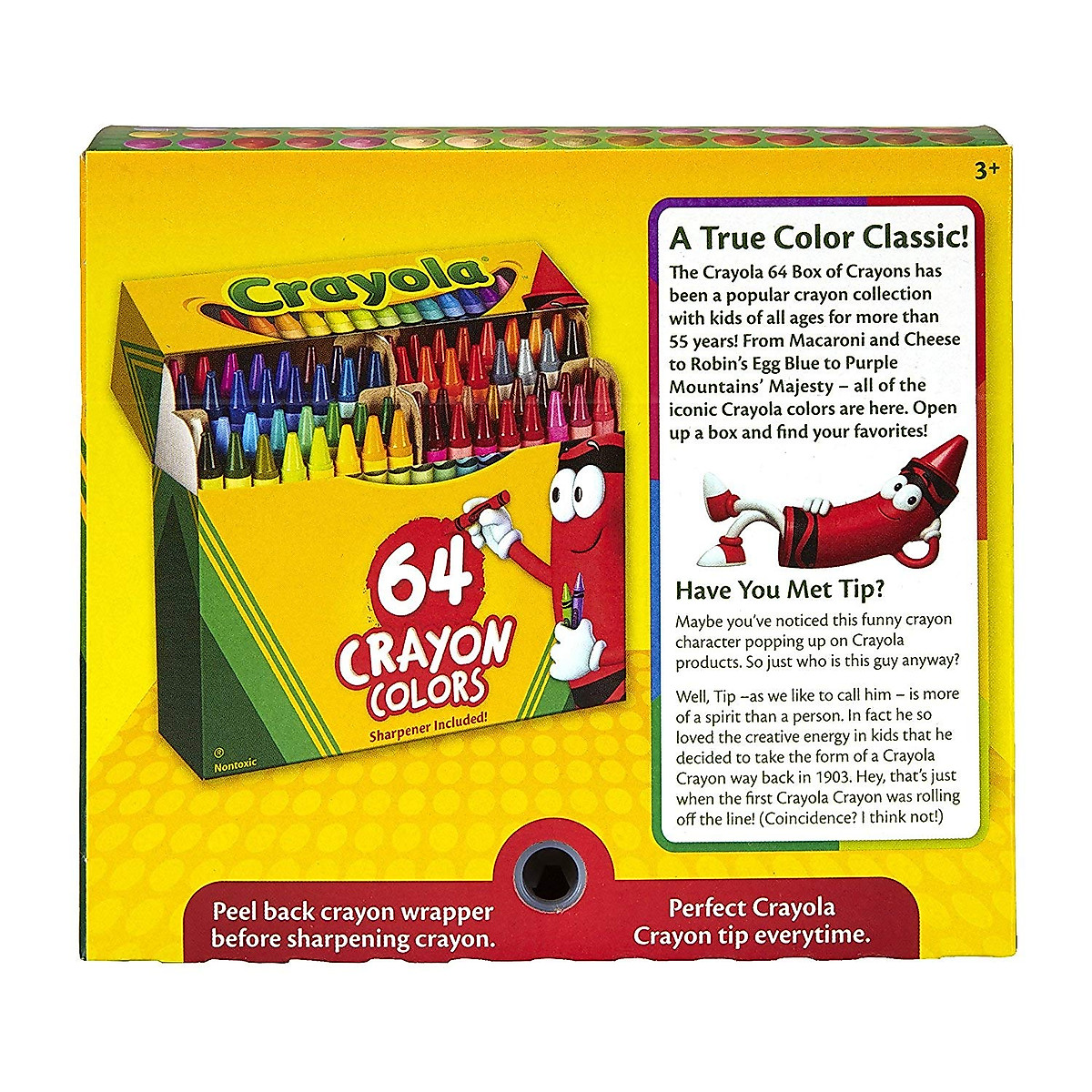 Crayola 6 Pack 64 Ct Crayons (52-0064), Assorted