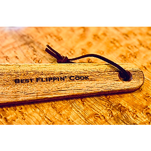 COWBOY SPATULA Mesquite Wood - Handmade in Texas, Made in USA, Perfect for cast iron cookware, steel cookware, nonstick cookware, Personalize it with a Monogram or Engraving!