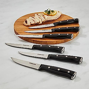 Cuisinart 15-Piece Knife Block Set, Triple Rivet Collection, Black, C77BTR-15P