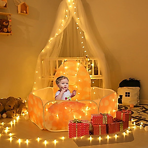 Ball Pit for Toddlers ,Babies Pop Up Play Tent, Kids Large Ball Pits with Basketball Hoop and Zipper Storage Bag, Popular Gifts for Boys Girls Cats Dogs Pets Birthday Xmas,Balls no Inlcuede，Cloud Pink