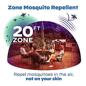 Thermacell E55 E-Series Rechargeable Mosquito Repeller with 20’ Mosquito Protection Zone; 2 Pack Bundle, Graphite; Includes 12-Hr Repellent Refill; DEET Free Bug Spray Alternative; Scent Free