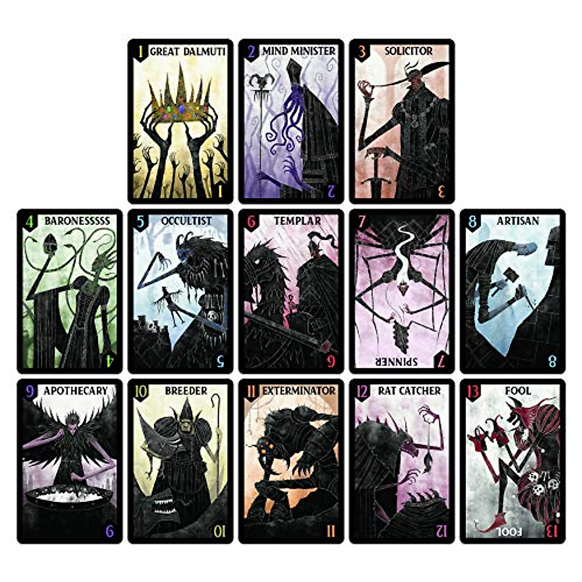 Wizards of the Coast The Great Dalmuti: Dungeons & Dragons | D&D Card Game | 4–8 Players | Ages 8+