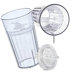 Reflo Smart Cup (Clear 1-Pack) Open Training Cup, Toddler Cup, No Suction 6oz, 360 Control-Flow, USA MADE Premium High-Impact Plastic