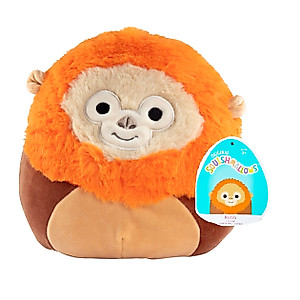Squishmallows 8" Robb The Orangutan - Official Kellytoy Plush - Cute and Soft Monkey Stuffed Animal Toy - Great Gift for Kids
