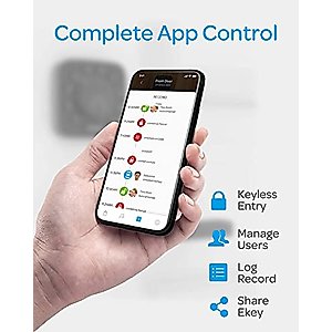 ULTRALOQ U-Bolt Smart Lock + Key Storage Lock Box + Bridge WiFi Adaptor 5-in-1 Keyless Entry Door Lock with WiFi, Bluetooth and Keypad