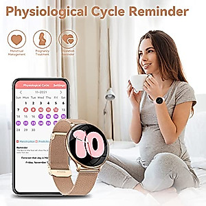 EIGIIS Smart Watch for Men Women HD Fitness Watch with Heart Rate Blood Oxygen Monitor Sleep Tracker Pedometer Activity Tracker Smartwatch Compatible with iPhone Android Phones