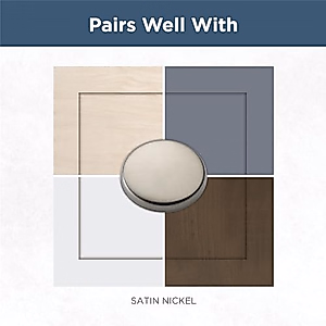 Franklin Brass Lombard (10-Pack) Cabinet Handles 3' Hole Center Satin Nickel Kitchen Drawer Pulls Dresser, Furniture Hardware P29521K-SN-B