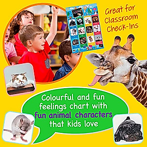 Dealing in Feeling Chart -Autism Learning Materials That can be Used with The Zones or as a Kids Poster for Emotional Regulation-Feelings Check-in Emotions Poster