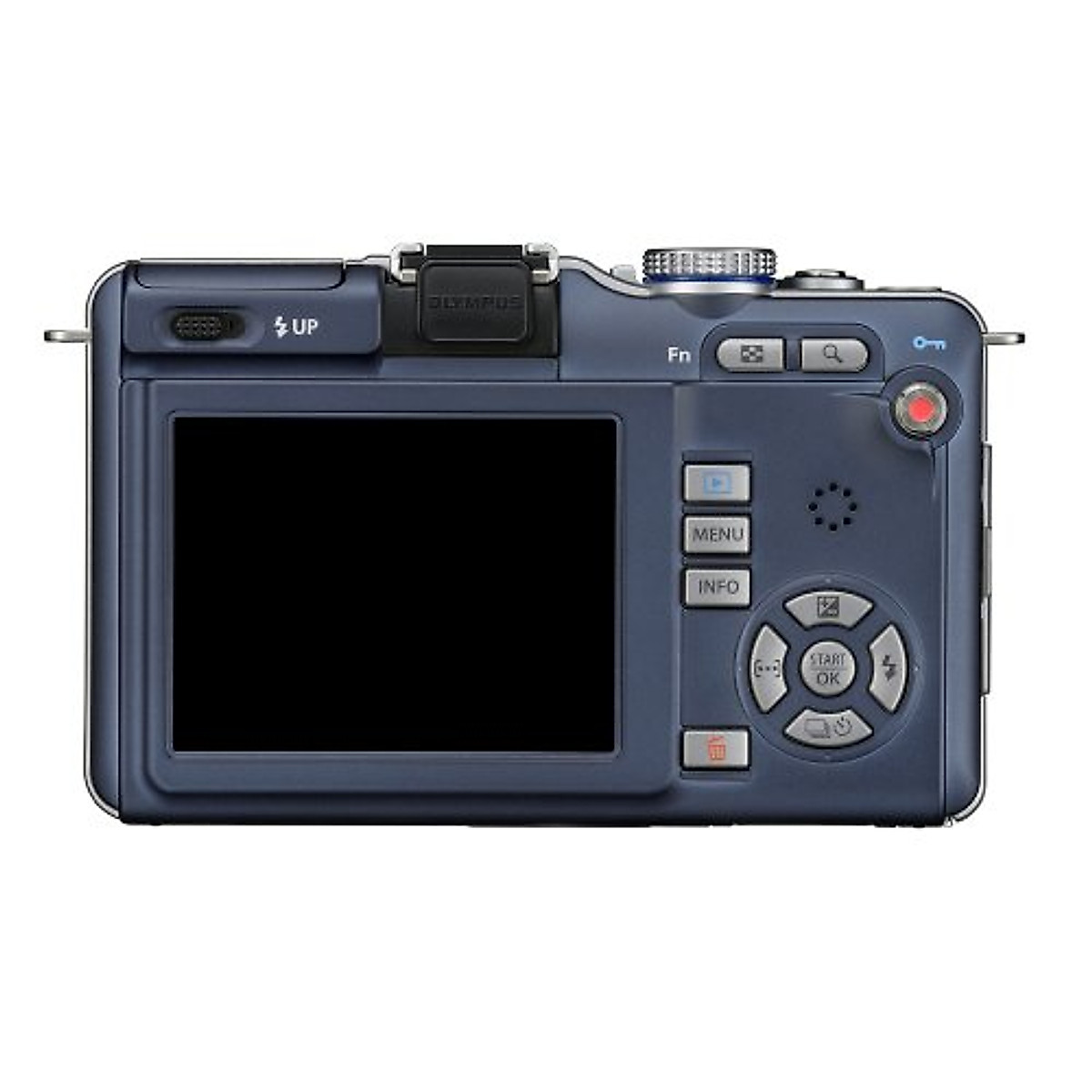 Olympus PEN E-PL1 12.3MP Live MOS Micro Four Thirds Mirrorless Digital Camera with 14-42mm f/3.5-5.6 Zuiko Digital Zoom Lens (Slate Blue) (Old Model)