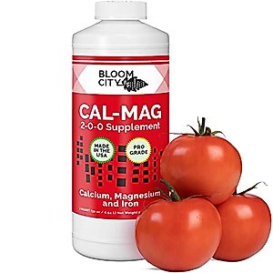 Bloom City Professional Grade Ultra Pure Cal-Mag Growing Fertilizer, Quart (32 oz)