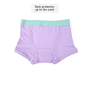 Conni Kids Training Boxer Pants | Soft Shorts Reusable Toddler Potty Training Underwear | Waterproof Easy Pull Up Youth Incontinence Bubble Gum Sizes 4-6