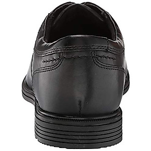 Rockport mens Rockport Men's Robinsyn Waterproof Cap Toe Oxford, Black, 9.5 US