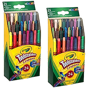 Crayola Crayons, 24 Count Bundle (Pack of 2)