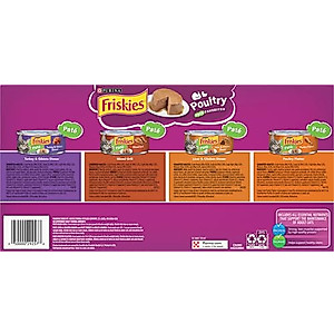 Purina Friskies. Classic Pate Poultry Favorites Cat Food Variety Pack (Variety Pack 1)