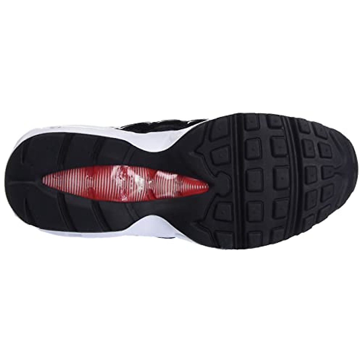 NIKE Women's Sneaker, White Black Lt Iron Ore University Red, 9