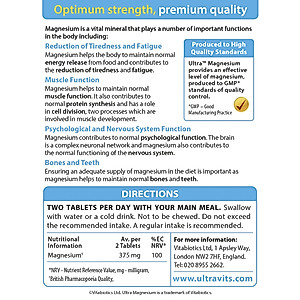 Ultra Magnesium - 60tabs
