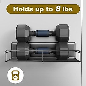 Mystozer 2 Pack Magnetic Spice Rack Organizer, Space Saver for Refrigerator and Microwave Oven, Magnetical Fridge Shelf for Jars, Seaoning, tins and Utensils Black