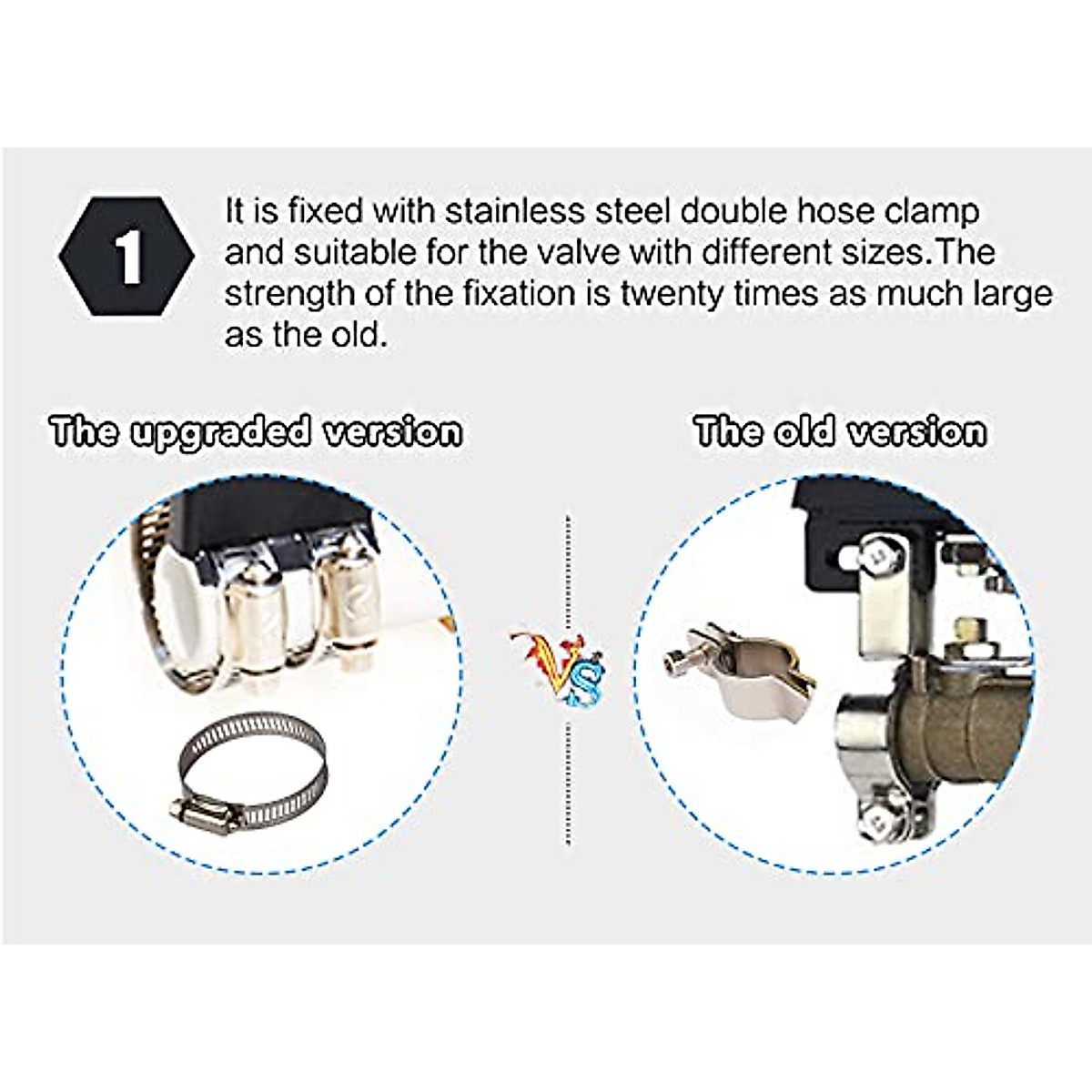 UJV Ufairy WiFi 3rd Generation Smart Water Valve Shutoff Manipulator Domotique Valve Controller Compatible with Alexa Google No Hub Required Black 31x15x75cm GR-W-105