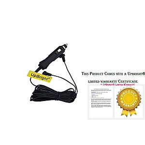 UpBright 9V-12V Car 2 Output DC Adapter Compatible with Insignia NS-DS9PDVD15 NS-D7PDVD Sylvania Sdvd1332 Sdvd7002 Sdvd7003d Sdvd8730 Sdvd8732 Sdvd8706 Coby TF-DVD7750 TF-DVD7751 TF-DVD7752 DVD Player