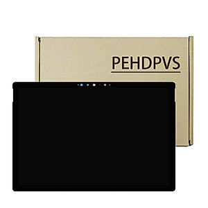 PEHDPVS Screen Replacement for Microsoft Surface Pro 5 6 (1796 1807 1809) V1.0 6870S-2403A 12.3 inch LCD LED Display Touch Screen Digitizer Assembly LP123WQ1 (with Touch Plate)