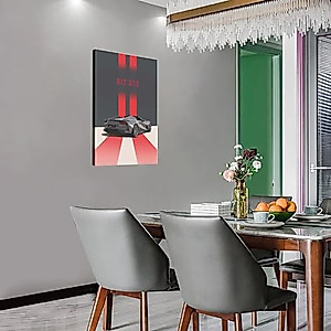 Car Poster Ferrari F40 Supercar Posters Racing Car Canvas Wall Art For Boy's Bedroom SuperCar Wall Decor Frame-style 16x24inch(40x60cm)