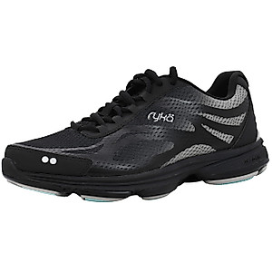 Ryka Women's Devotion Plus 2 Walking Shoe, Black/Grey, 7 M US