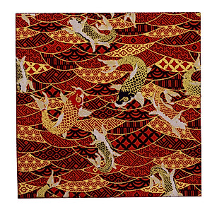 ACCOCO 5PCS Cotton Craft Fabric Bundle Squares Patchwork,20" x 20"Inch (50x50cm) Colorful Japanese Style Cotton Wrapping Cloth Squares Quilting Sewing Patchwork Fabric,DIY Scrapbooking Artcraft