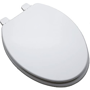 PROFLO PFTSWE2001WH PROFLO PFTSWE2001 Elongated Closed-Front Toilet Seat and Lid
