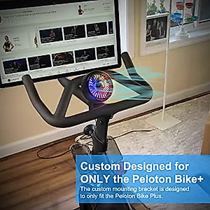 Airrniss Fan for Peloton, Peloton Accessories,3 Speeds Adjustable, No Battery required Fan Fit Peloton Bike+