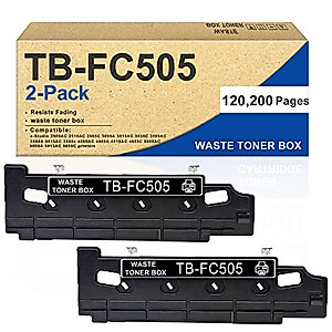 HeBei [2 Pack] TB-FC505 TBFC505 Compatible Extra High Yield Waste Toner Box Replacement for Toshiba e-Studio 2505AC 2515AC 2555C 3005A 3015AC 3055C 3505AC 3508A 3555c3515AC Printers -by Arsenprint