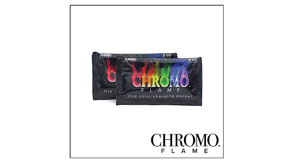 CHROMO FLAME Fire Color Changing Packets for Fire Pit, Campfire ...