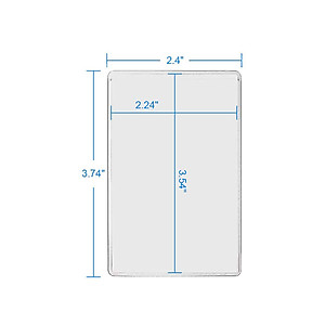 OFFICEPOCH Waterproof New Medicare Card Holder Protector Sleeve for Credit Card Hunting License ID Business Card